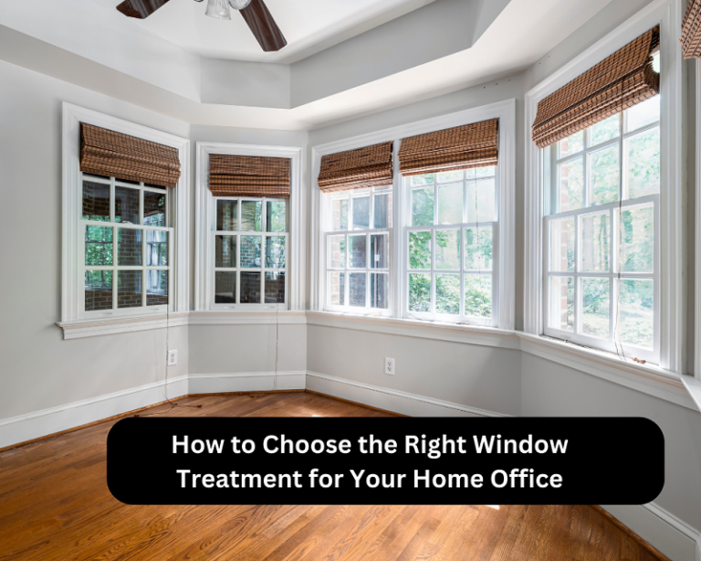 How to Choose the Right Window Treatment for Your Home Office | Home ...